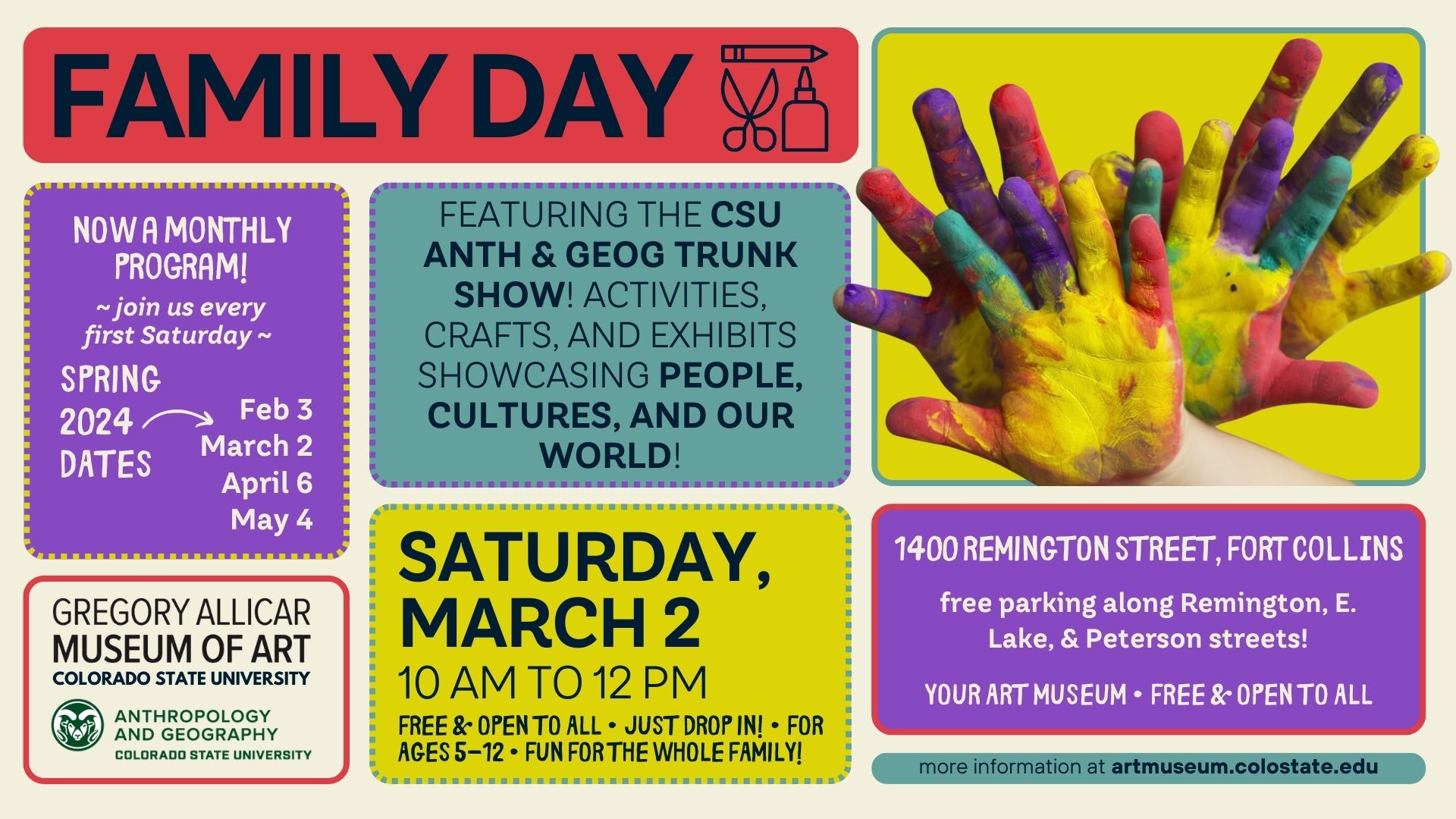 Family Day - Gregory Allicar Museum of Art | Colorado State University